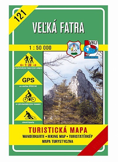 Mapa Veľká Fatra 121 - €5,95 | Mapy